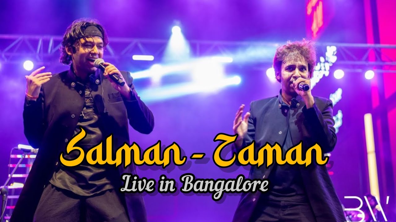 Salman-Zaman | Live in Concert | Bangalore Forum - YouTube