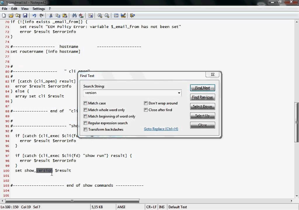 Cisco EEM - Editando TCL Sendmail - YouTube