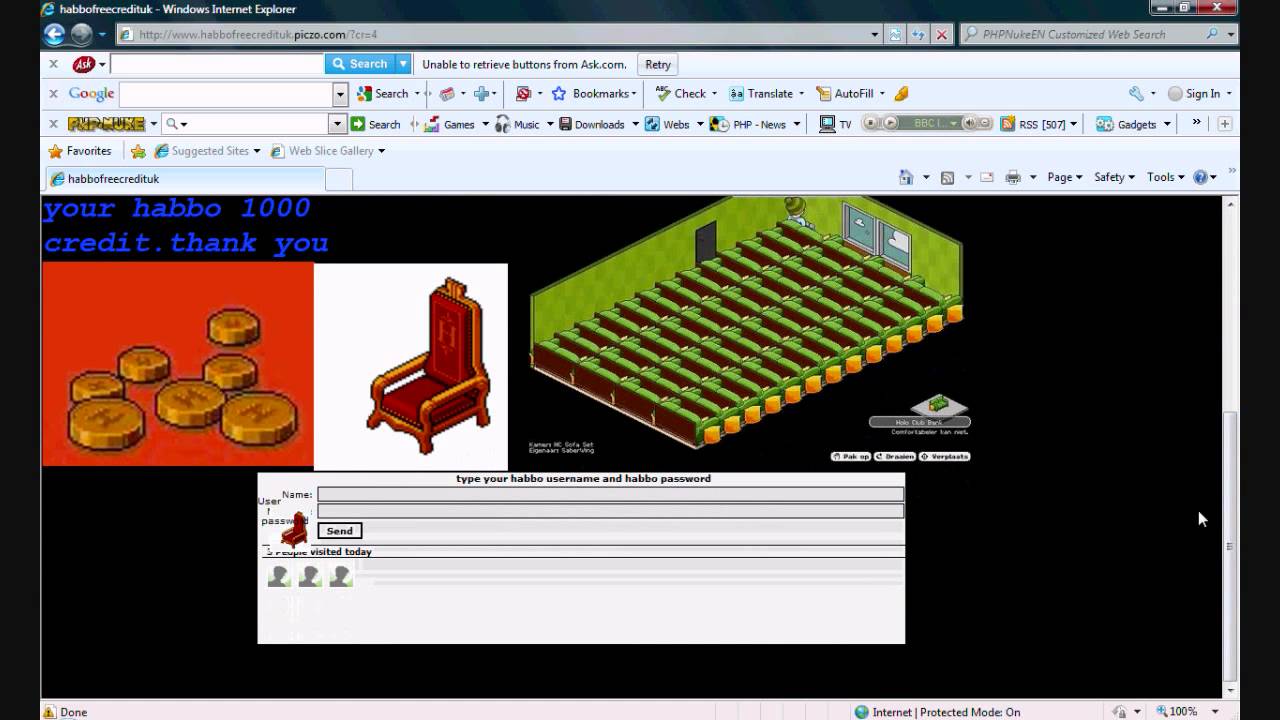 how to get free habbo credits - YouTube