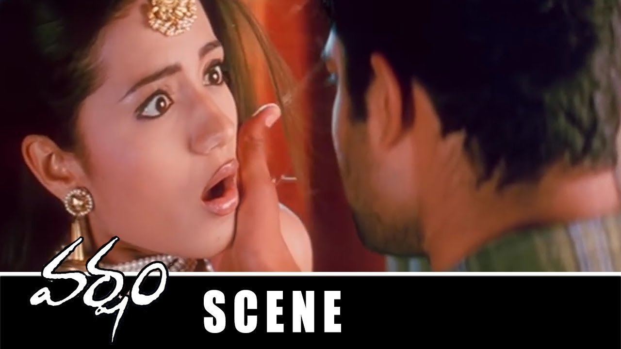 Prabhas Gave Lip Kiss For Trisha | Varsham | Trisha, Prabhas, Sunil ...