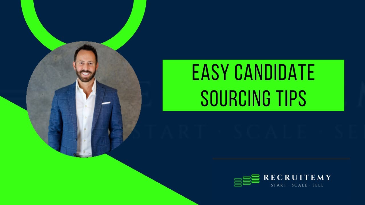 Quick and Easy Candidate Sourcing Ideas! - YouTube