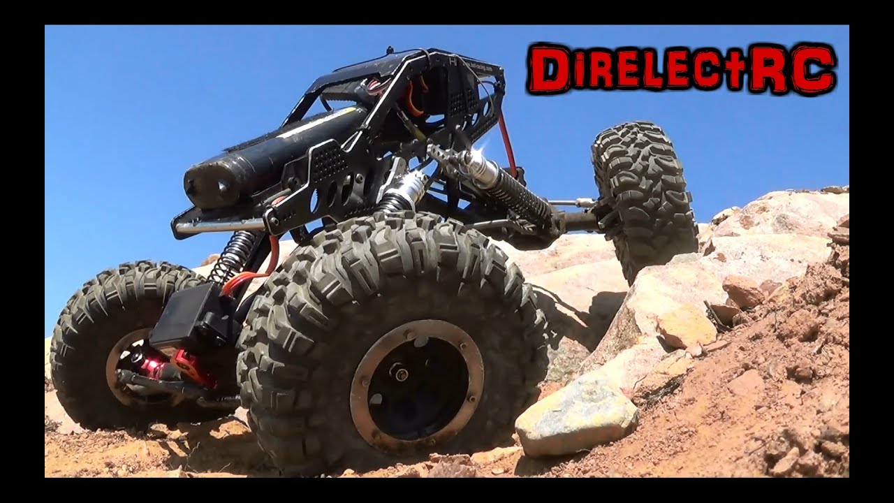 RC Modified Axial AX10 Ridgecrest 4x4 Crawler - DirelectRC - YouTube