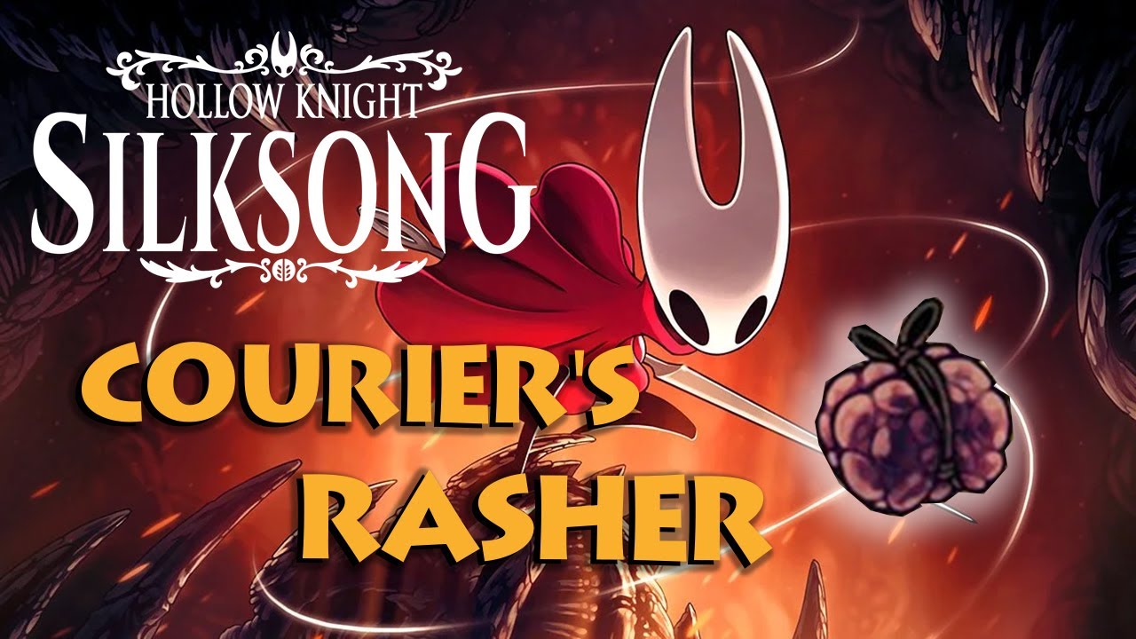 Silksong Couriers Rasher Easy Way First Run! WITH MAP OVERLAY courier's ...