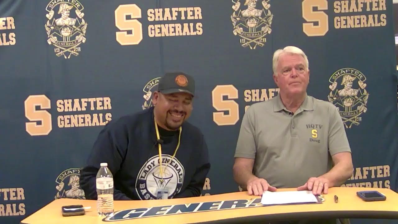 Shafters Coaches show FT- Girls Basketball Head Coach Jerry Zavala ...