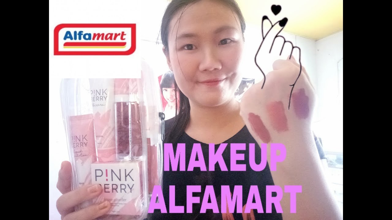 MAKEUP ALFAMART | PINKBERRY Review - YouTube