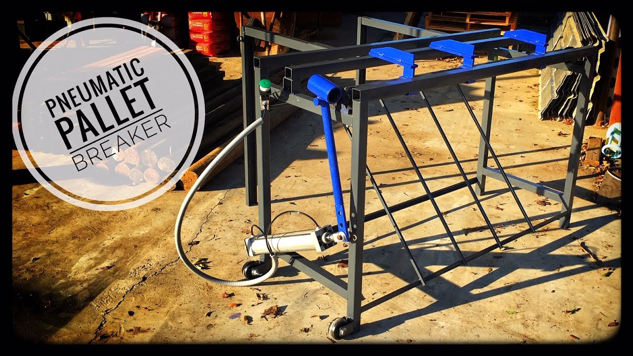 Pneumatic Pallet Breaker (Taker Aparter) - YouTube