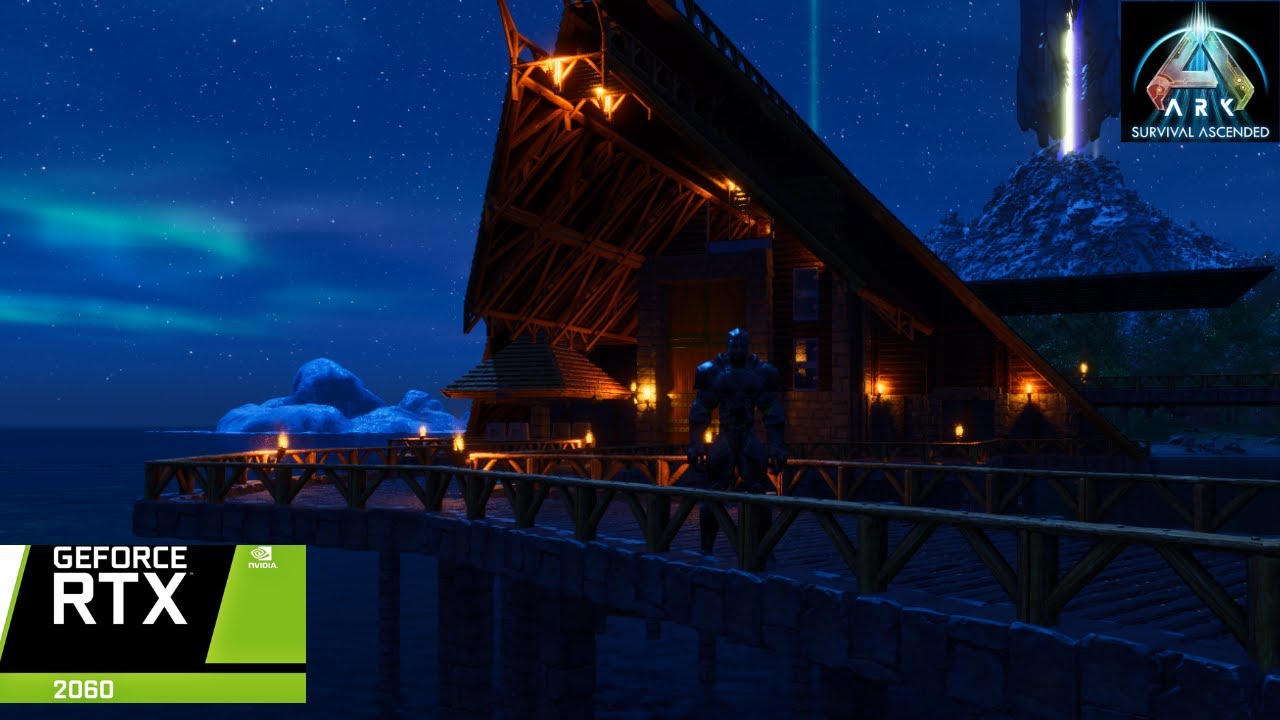 ARK: Survival Ascended | House Village Base | Build -Build A Starter ...