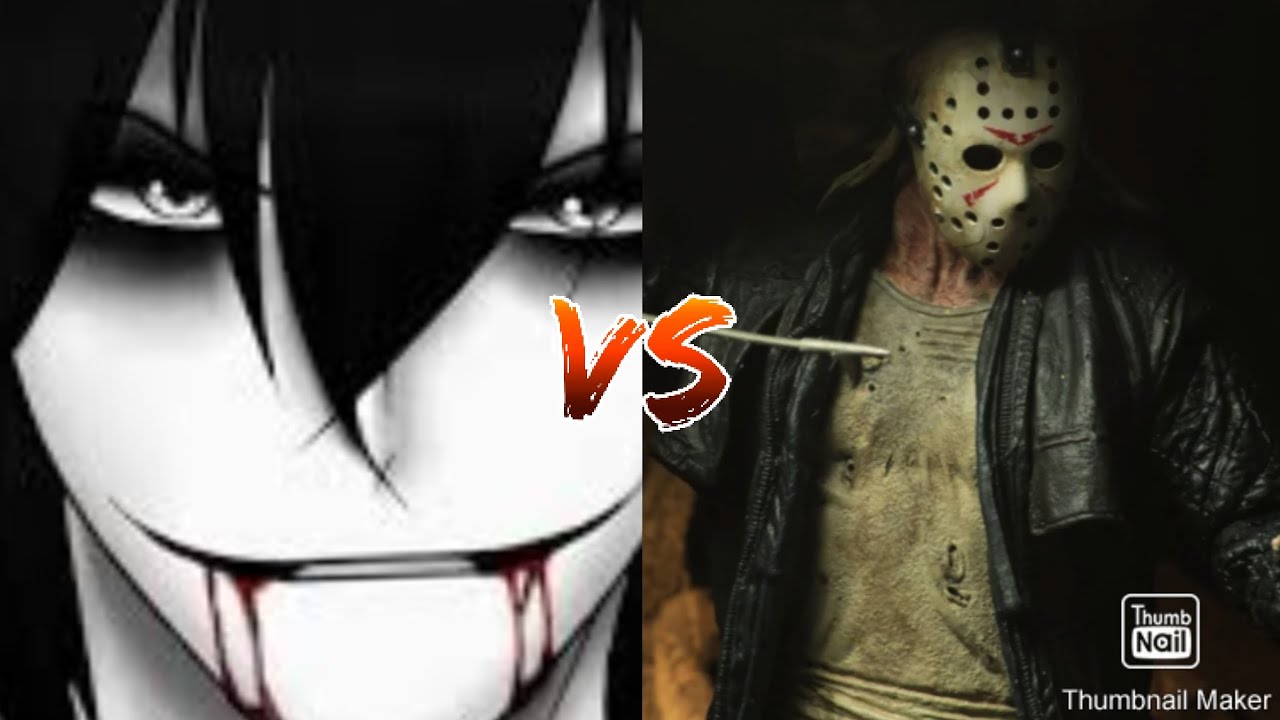 Jeff the killer vs Jason vorheez рисуем мультфильмы 2 dc2 - YouTube