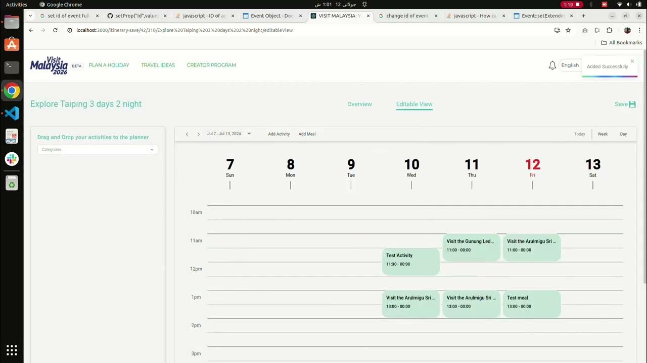 CRUD Operations on Calendar | React js | Calendar.io - YouTube