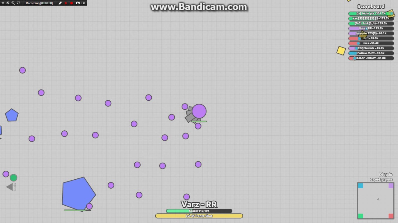 PENTA SHOT GOT ME 150K SCORE!!! - Diep.io Gamepla - YouTube