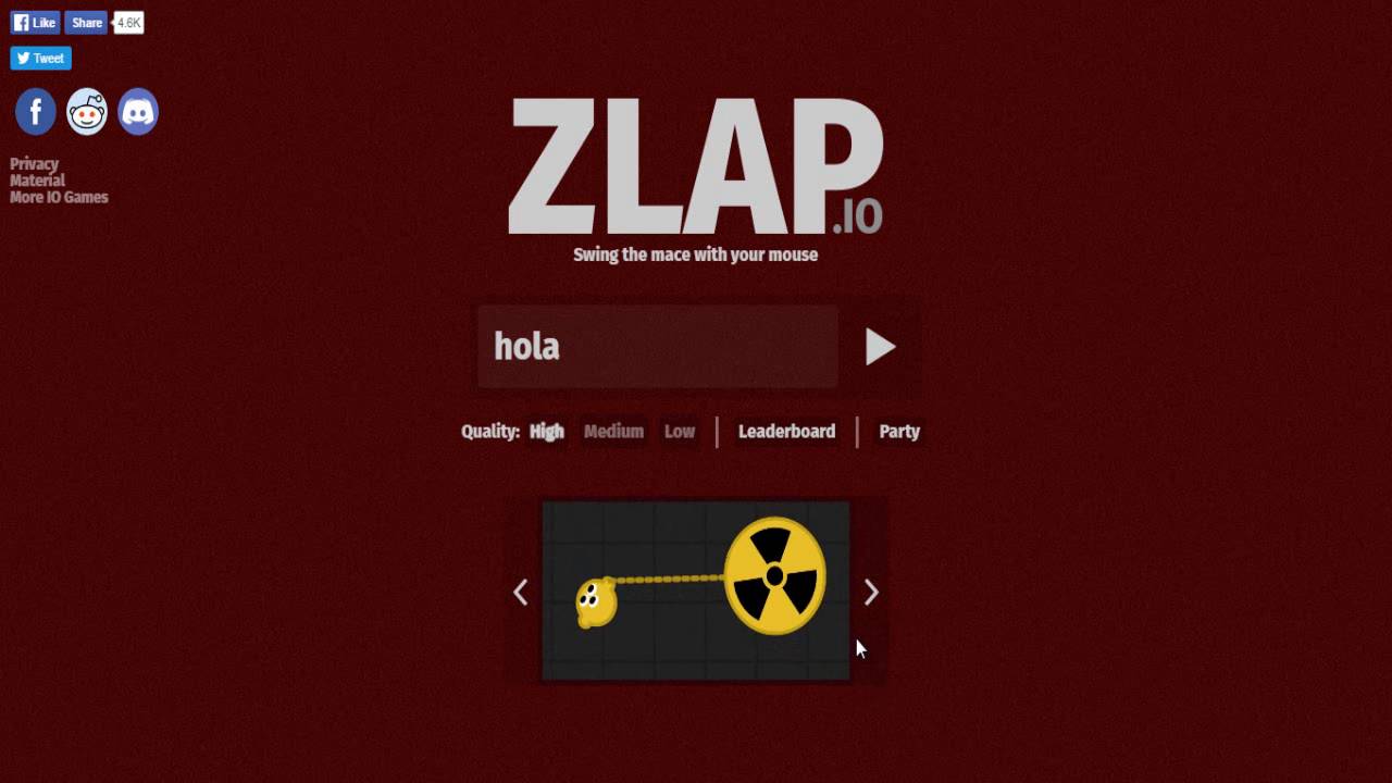 gameplay zlap io español por damssii go - YouTube