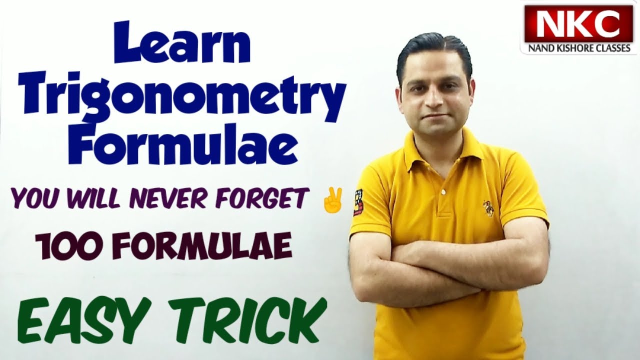Trigonometry|Learn Trigonometry Formula | Easy Tricks to Learn 100 ...