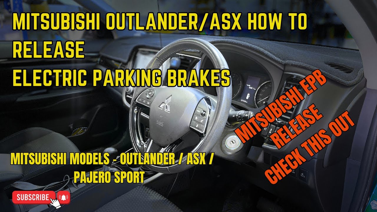 How to Activate EPB Service Mode on Mitsubishi Outlander - YouTube