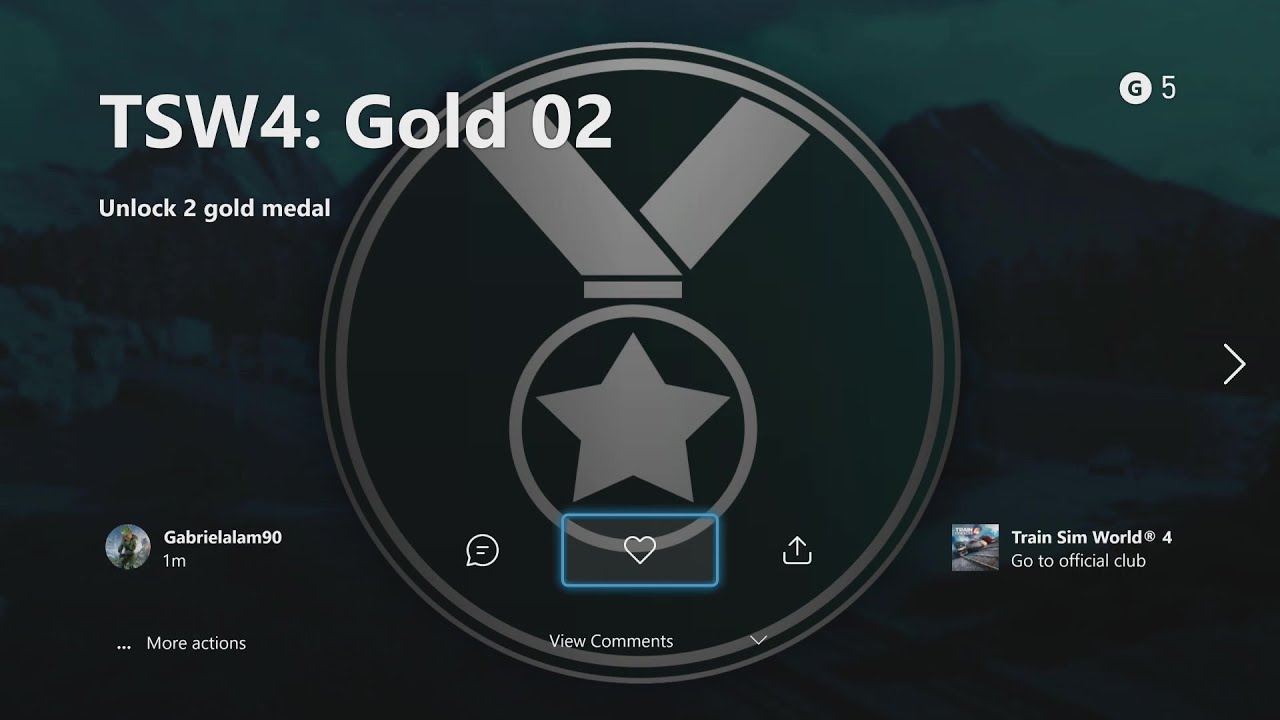 Train Sim World 4 TSW4: Gold 02 Achievement - YouTube