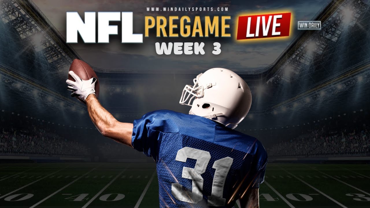 FANTASY FOOTBALL PREGAME LIVE | NFL Week 3 Lineup Q & A, Gems, Bets ...