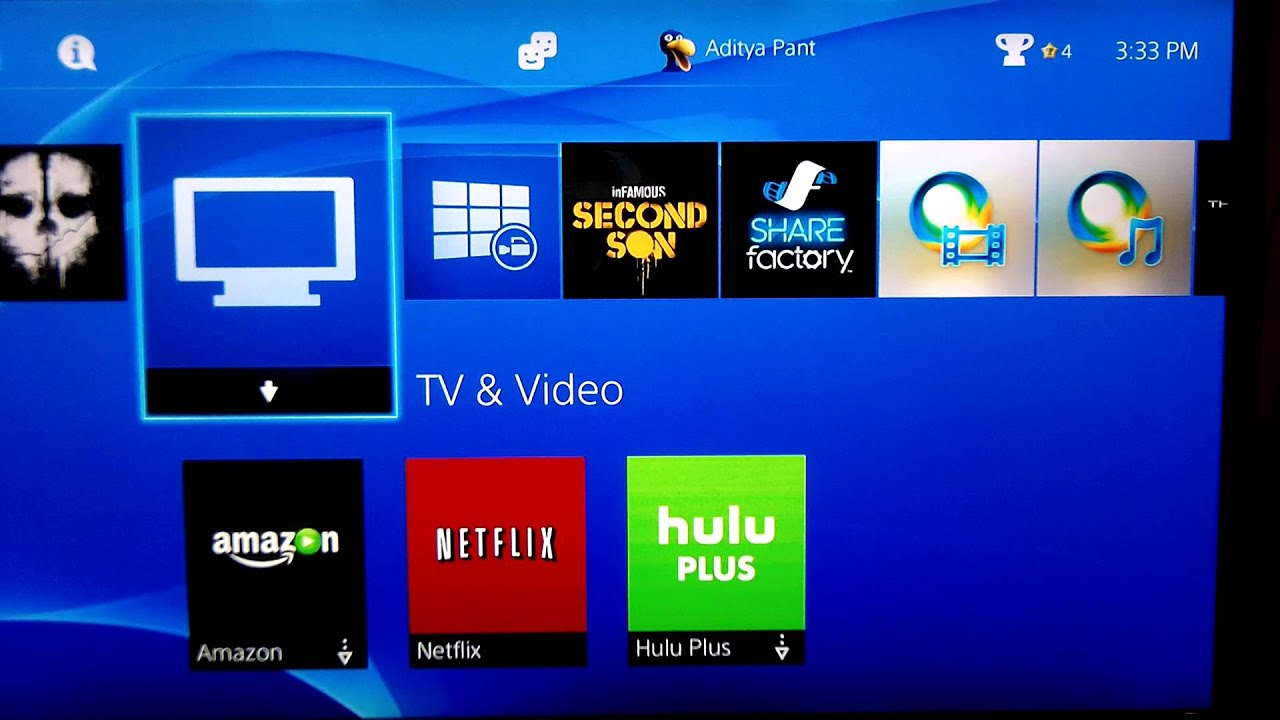 PS4 Features/Menu Overview Video - YouTube