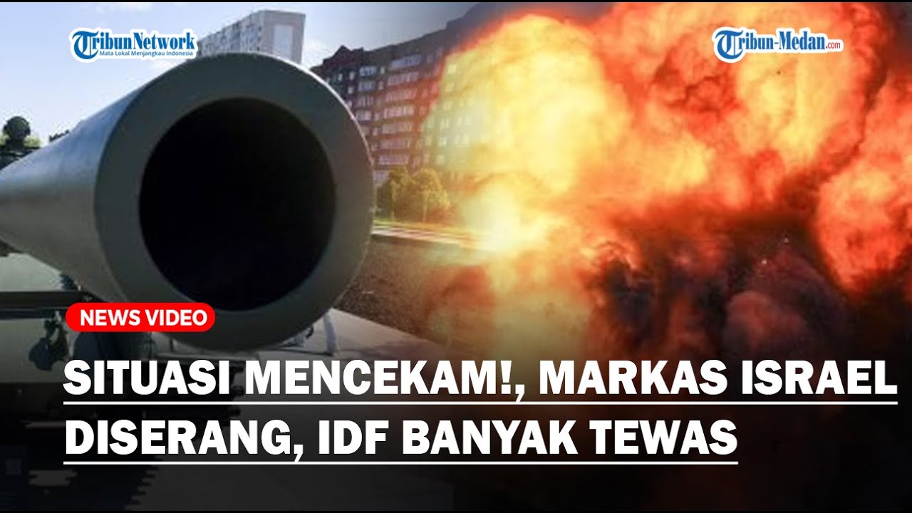 🔴MENCEKAM!, Markas Israel Diserang Tewaskan Banyak Tentara IDF, Ledakan ...