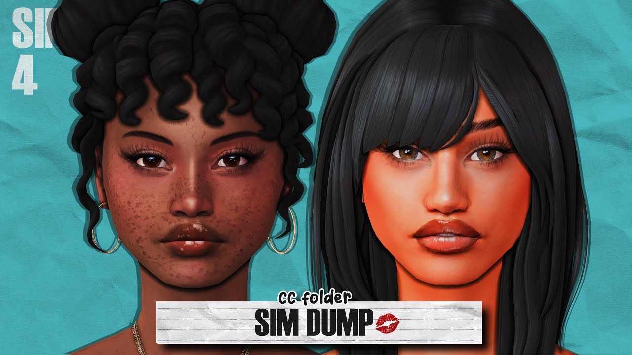 Maxis Match Baddies 💅 + CC Folder & Sims Download | Sims 4 Create a Sim ...