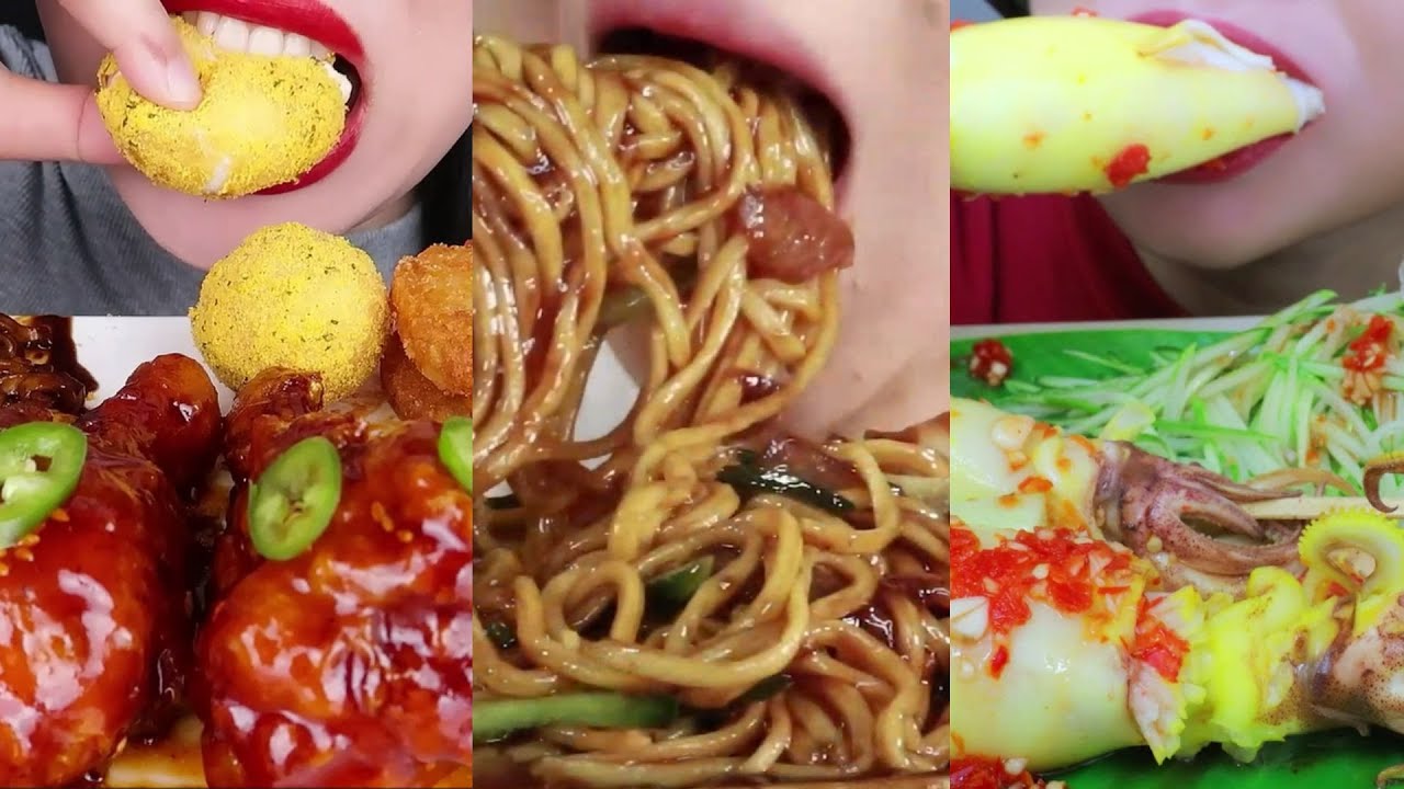 ASMR MUKBANG COMPILATION - 65 - YouTube