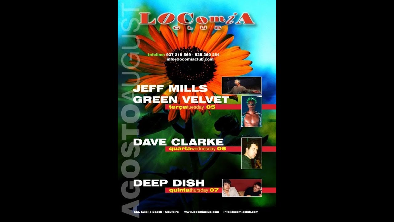 JEFF MILLS AT LOCOMIA CLUB (ALBUFEIRA-PORTUGAL). 05/08/2003. 0NLYTEKNO ...