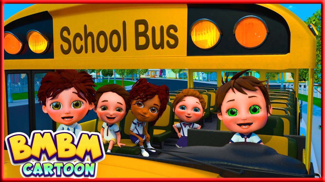 Wheels on the bus Vroom Vroom! - | Nursery Rhymes for Kids and Children ...