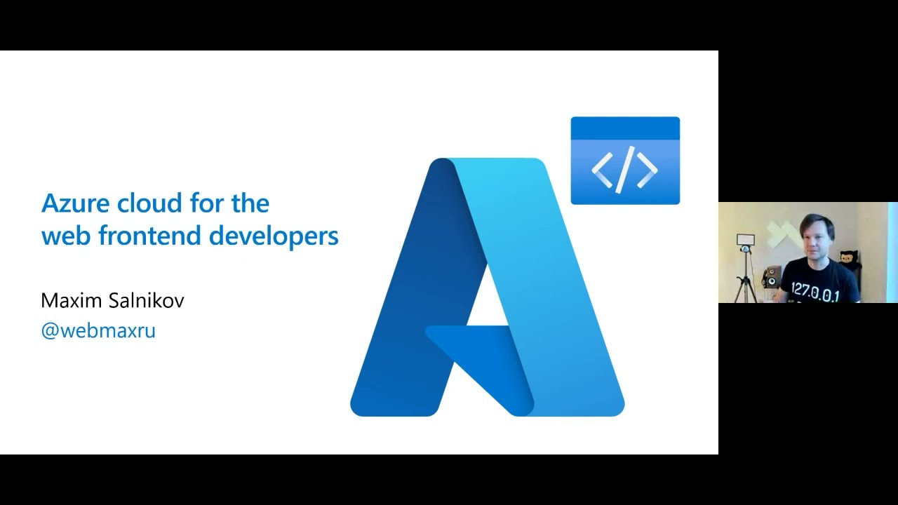 T5s1 Maxim Salnikov Azure Cloud For The Web Frontend Developers Youtube