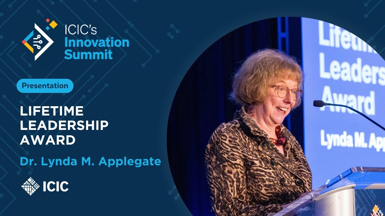 Lifetime Leadership Award: Honoring Lynda M. Applegate - YouTube