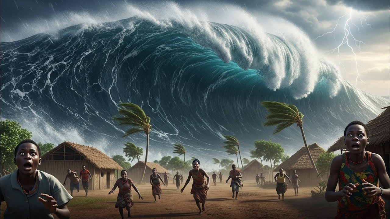 “Apocalyptic Tsunami in Africa – Realistic Disaster Scenes, Massive ...