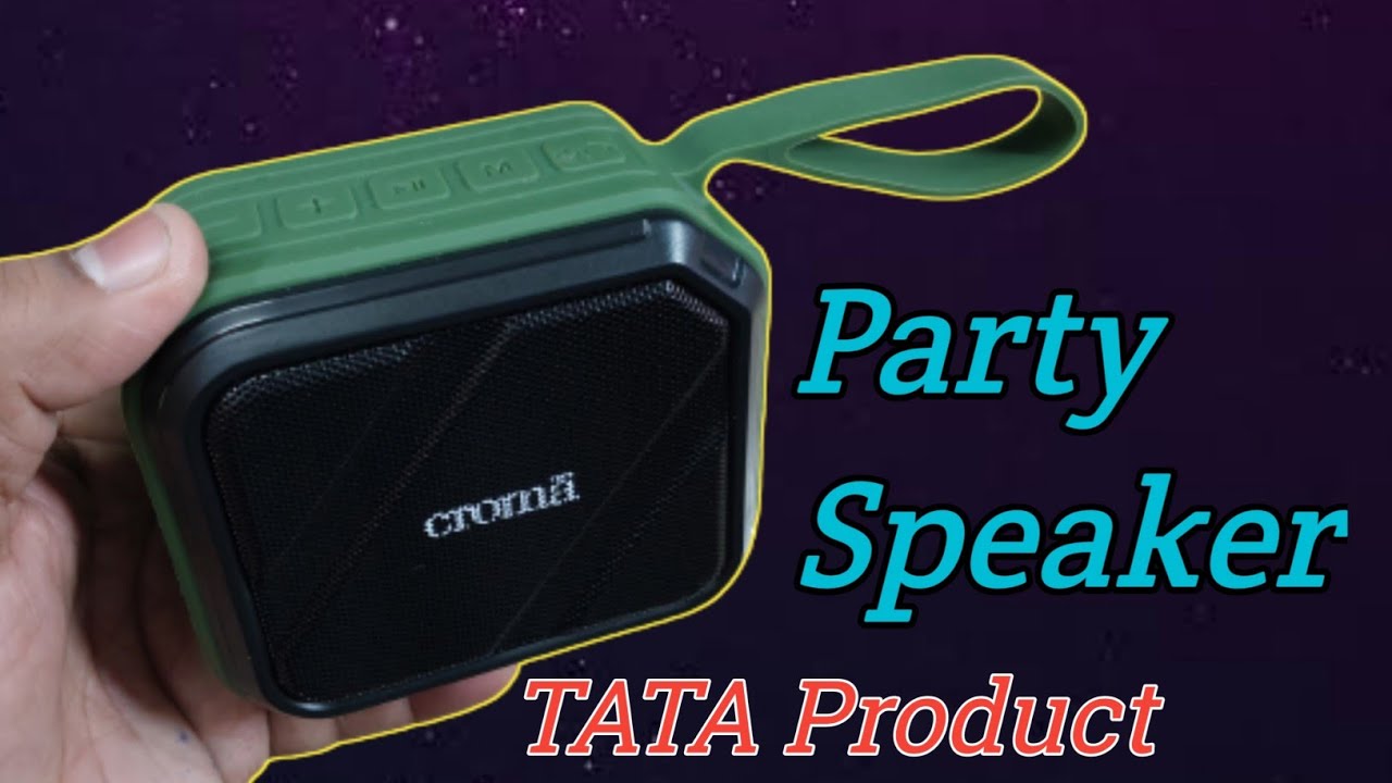 Croma 8W Portable Buletooth Speaker Unboxing l Review { Made In India ...