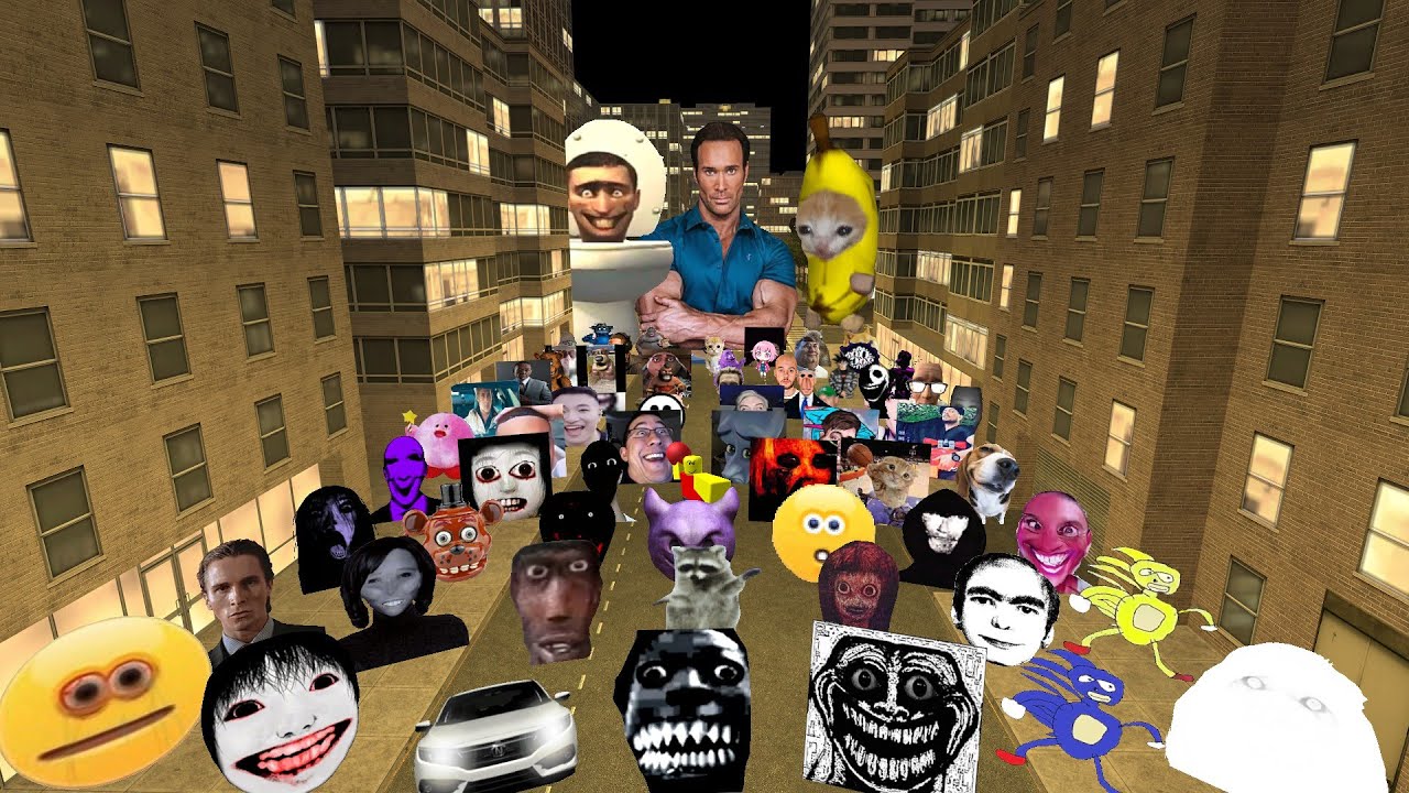 Nico's Nextbots Vs Me In Ohio City Gmod !!! - YouTube