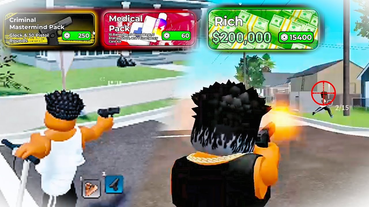 I SPENT 1000$ ROBUX ON GUNS...SMH | Roblox Block Spin - YouTube