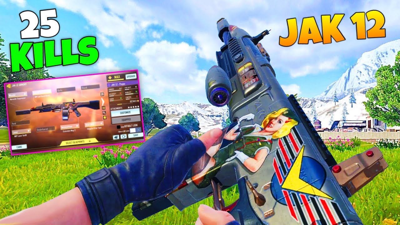 25 Kills USING THIS TOXIC JAK 12 | BEST JAK 12 GUNSMITH CODM BR | BEST ...
