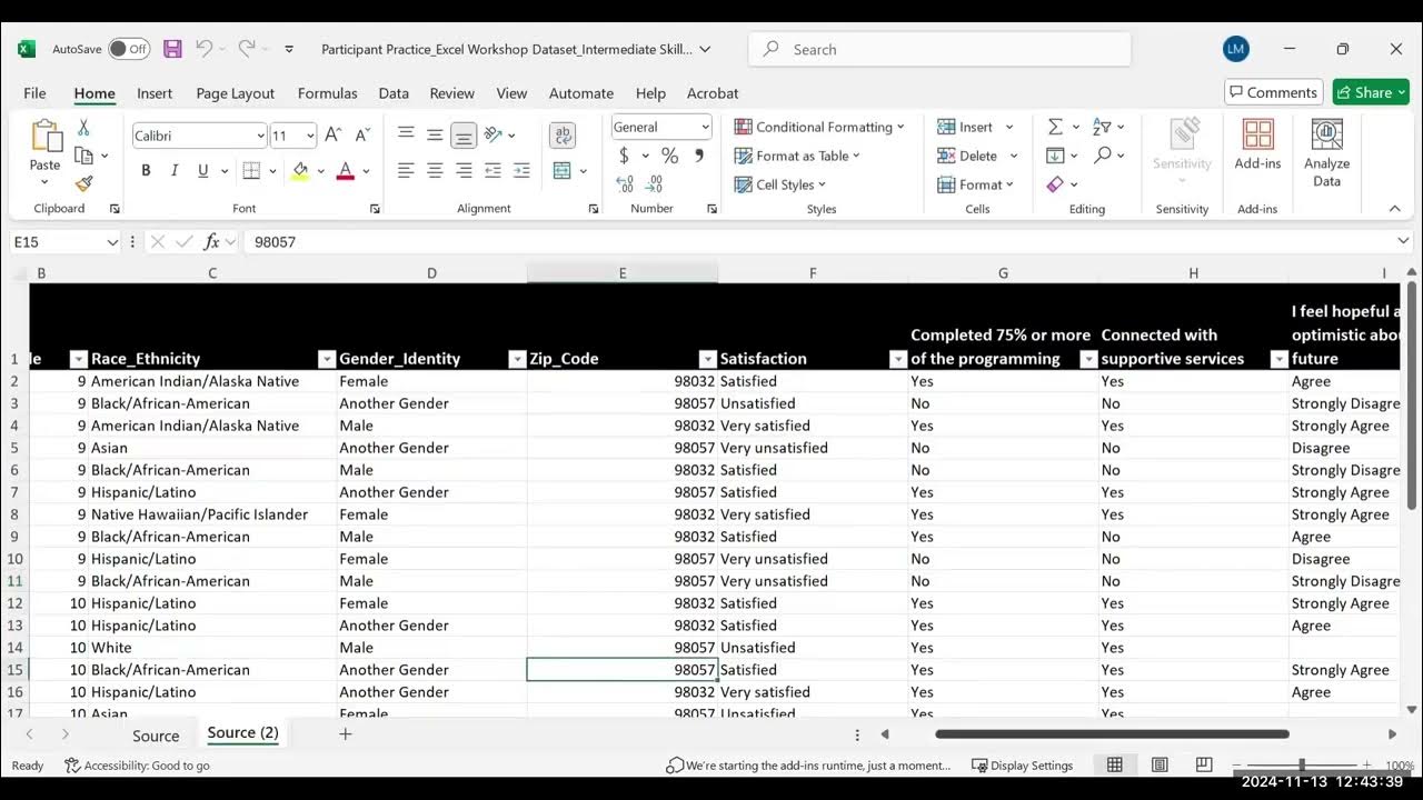 Intermediate Excel Skills to Tell Your Program's Story - YouTube