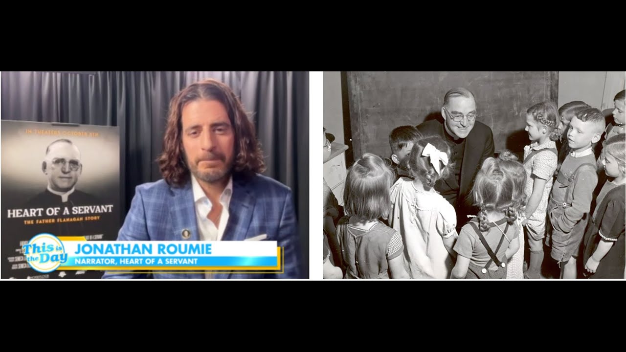 Jonathan Roumie speaks about Father Flanagan and Heart of a Servant to ...
