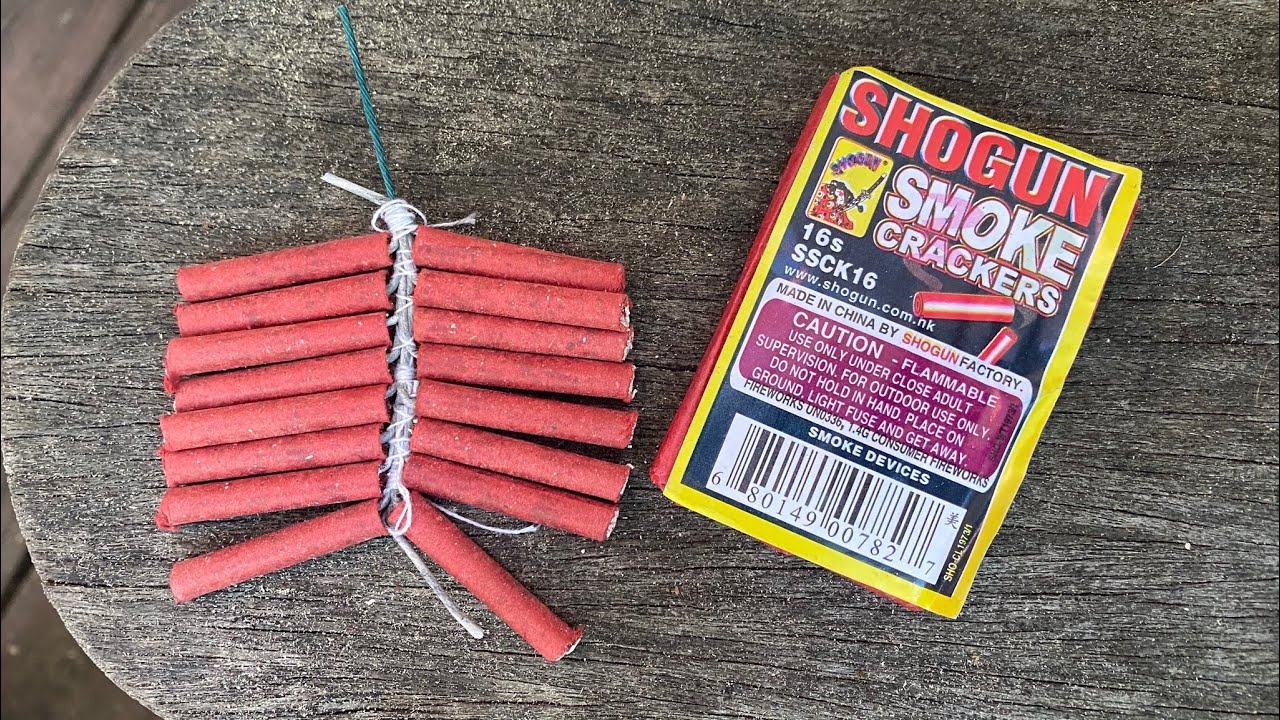 Smoke Crackers - by Shogun (Novelty Fireworks) - YouTube