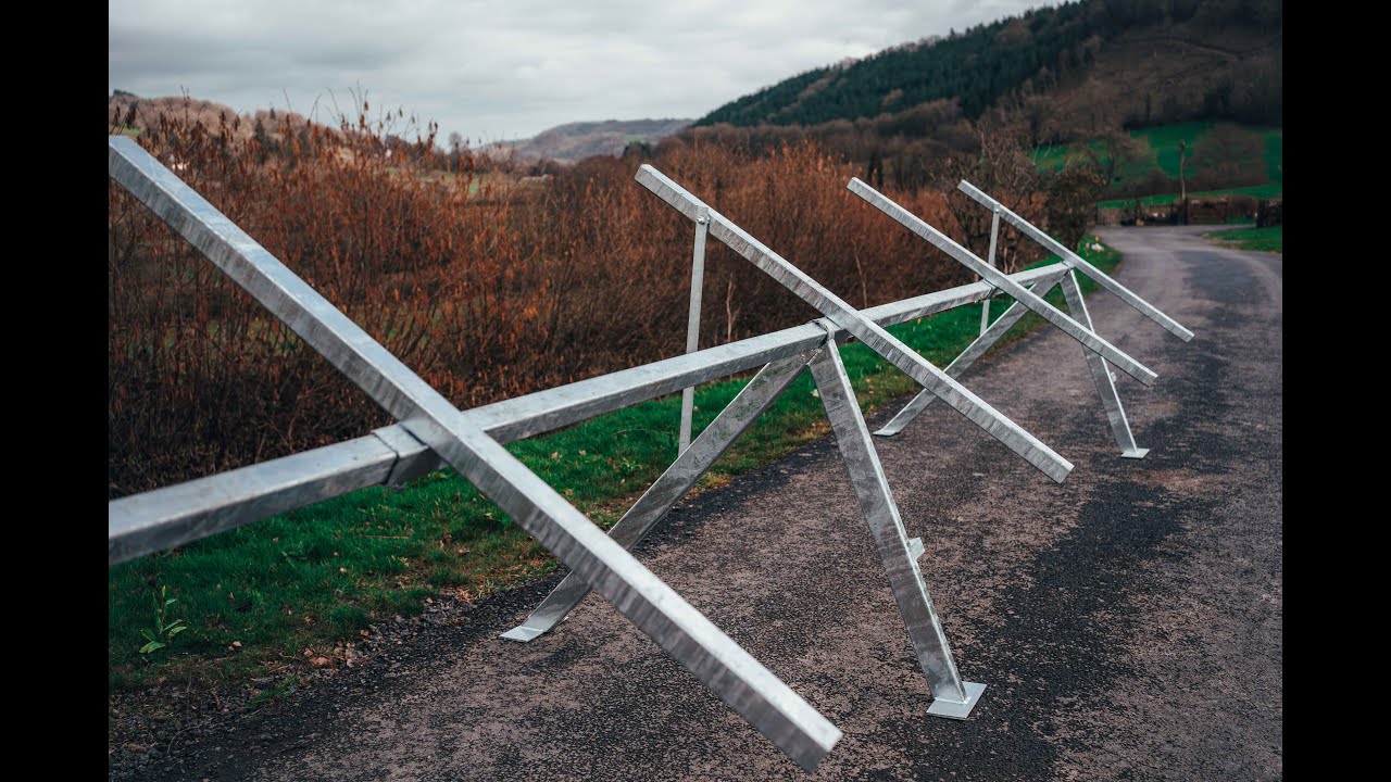 Adjustable Ground Mount System Assembly Guide - YouTube