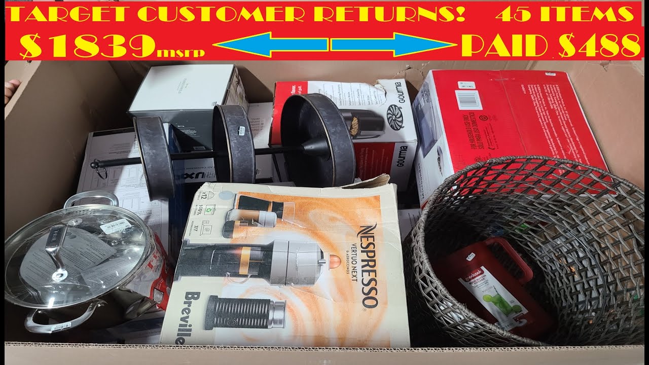 45 item Target Returns Liquidation PALLET from BULQ | Paid $488 | Will ...