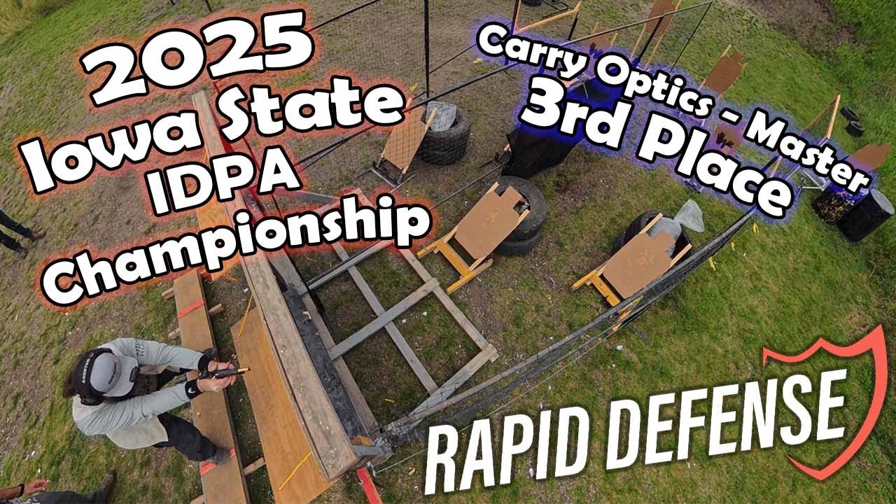 2025 Iowa State IDPA Championship - 3rd Place Carry Optics - YouTube