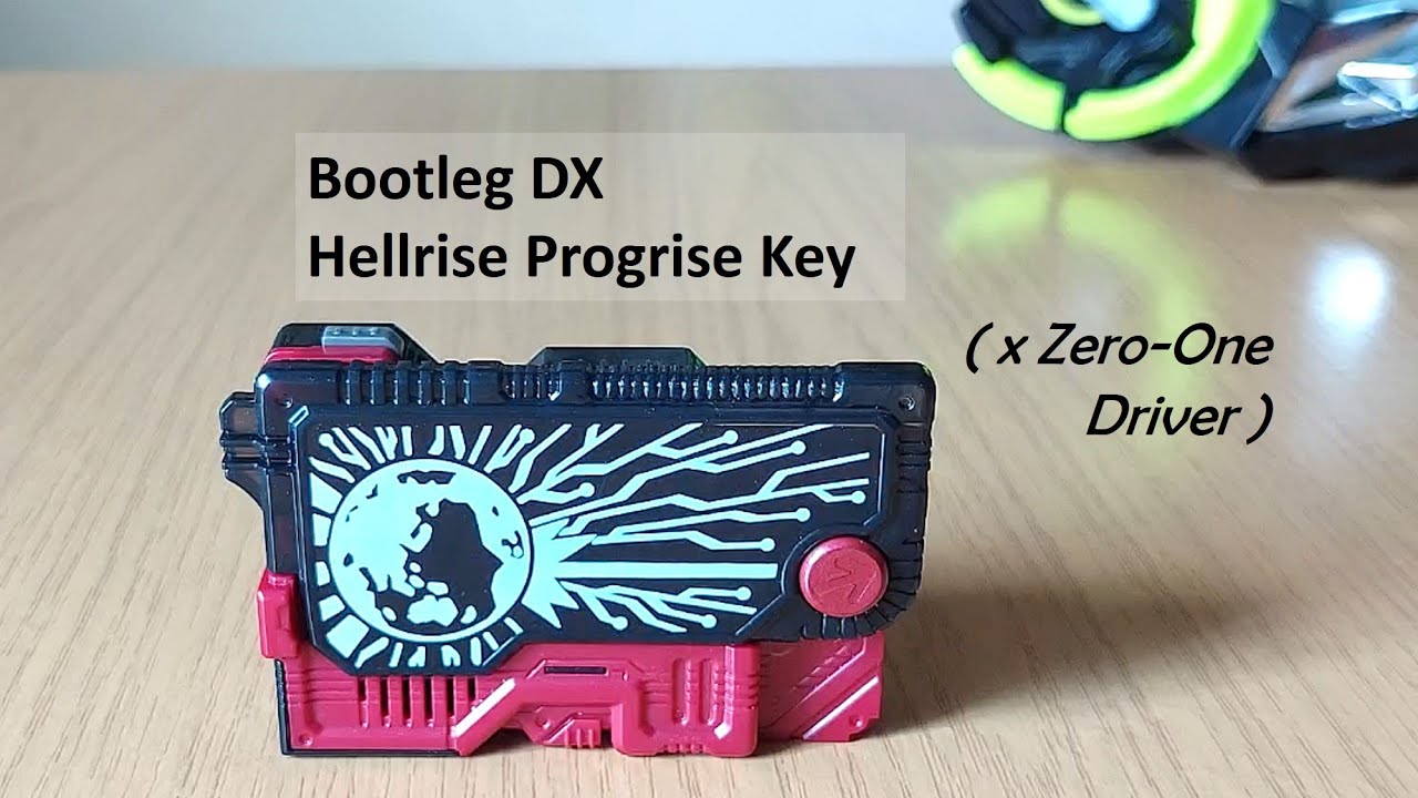 1) Bootleg DX Hellrise Progrise Key ヘルライズプログライズキー Kamen Rider Zero One 01 Zero-One - YouTube