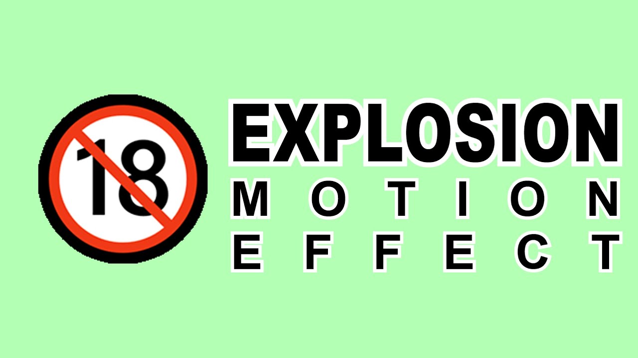 Green Screen Overlay – No One Under 18 Sign Icon Explosion [1080] - YouTube