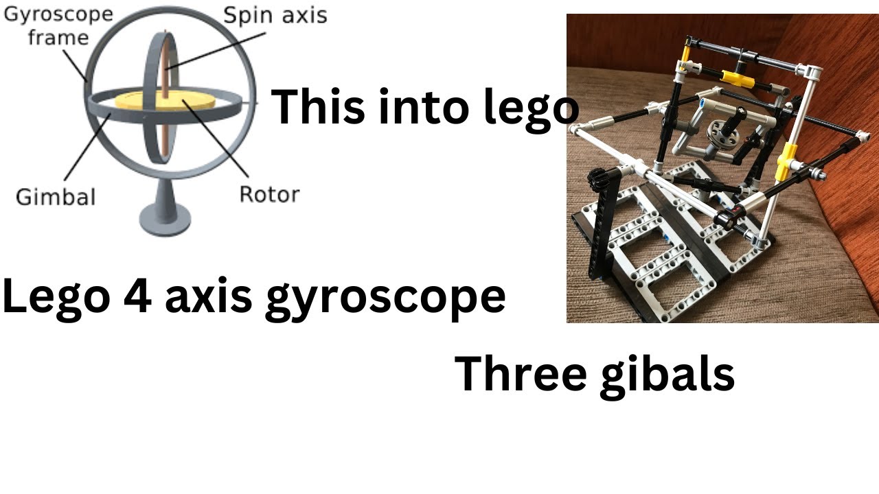 Lego technic gyroscope - YouTube