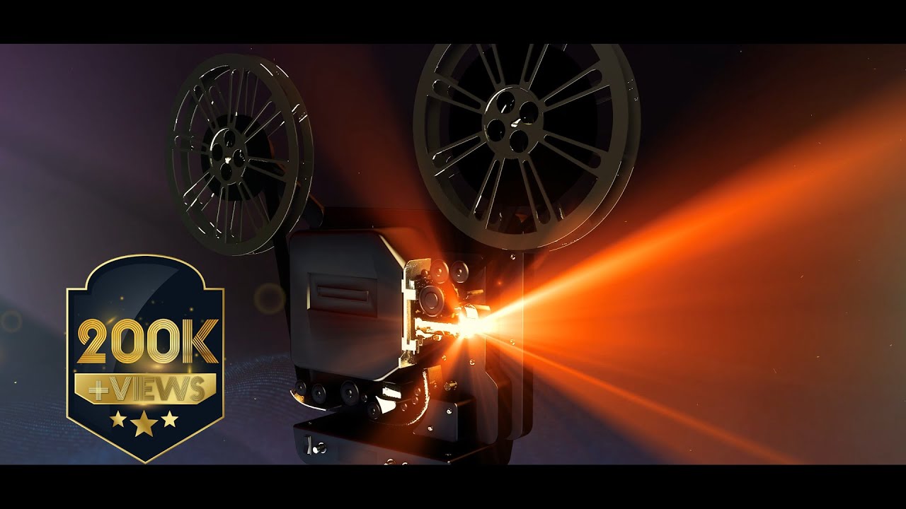 Vintage PROJECTOR Cinema intro template - YouTube