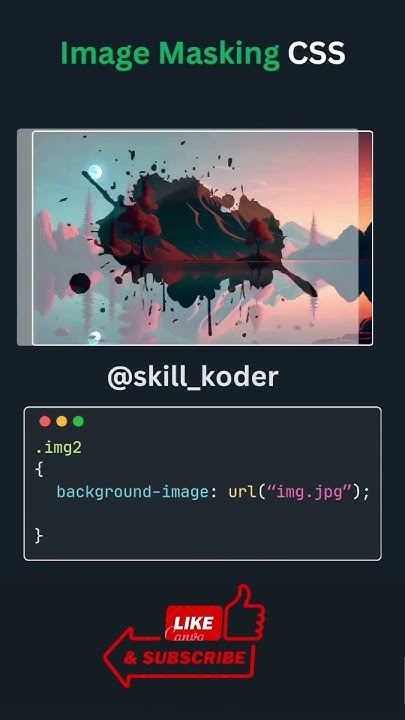 Image Masking Css📌java Css3 Css Webdesign Webdevelopment Webdevelopment Programming Youtube