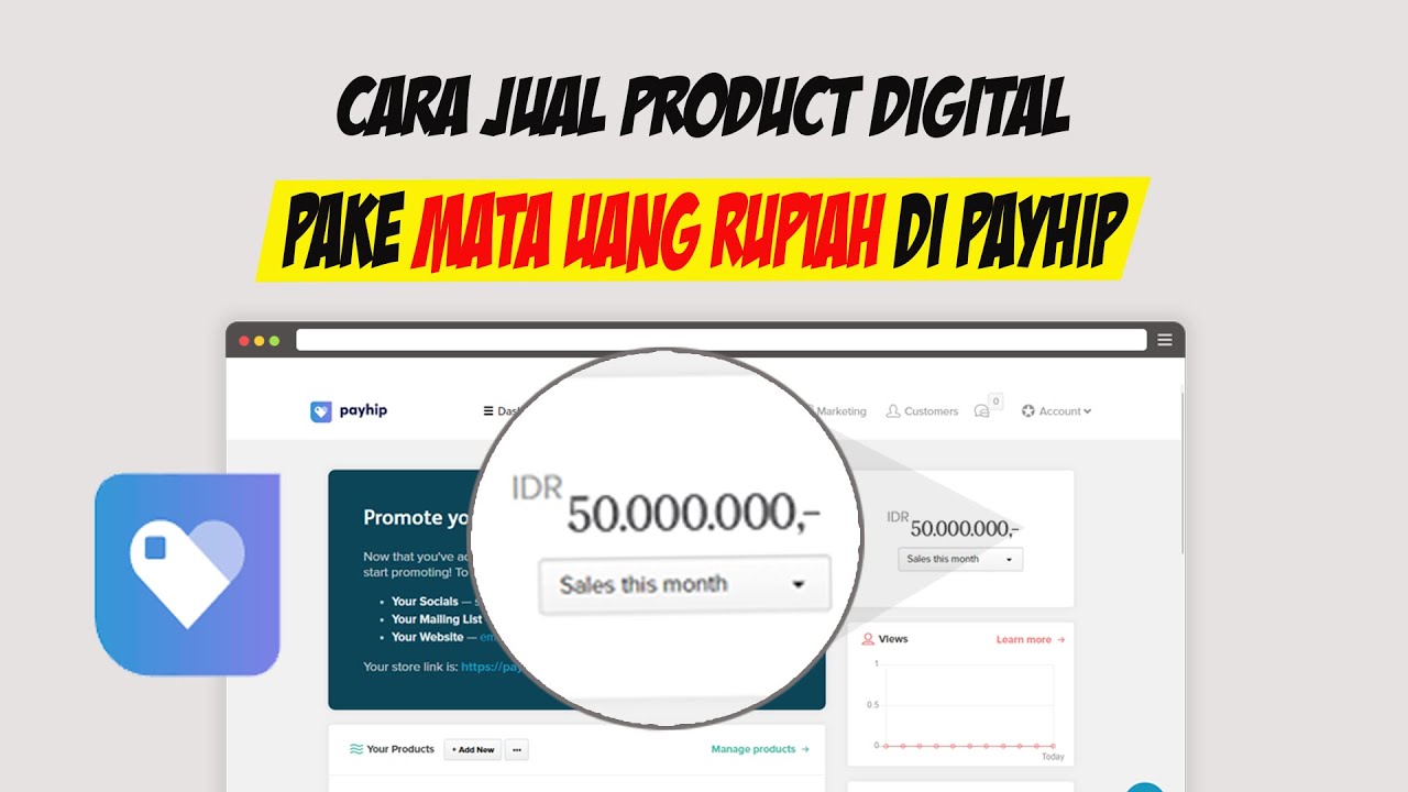 Tutorial payhip - cara menjual produk digital online dan review website PAYHIP #digitalproducts ...