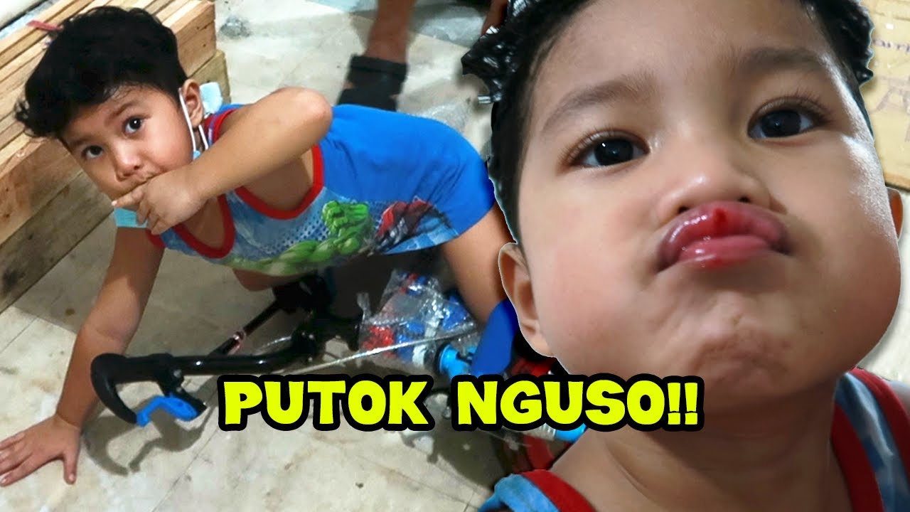 NABALIBAG SI KEAN SKY SA BIKE (PUTOK NGUSO !!) - KSFAMILYTV - YouTube