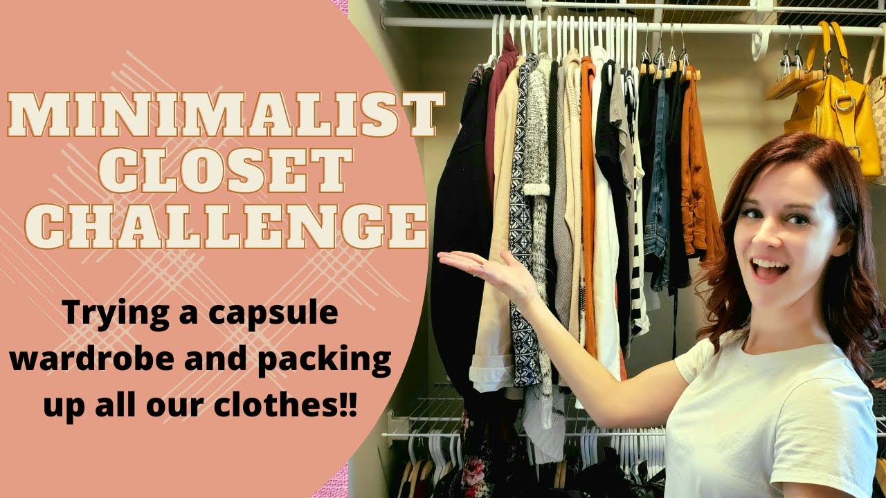 Minimalist Closet Challenge - YouTube