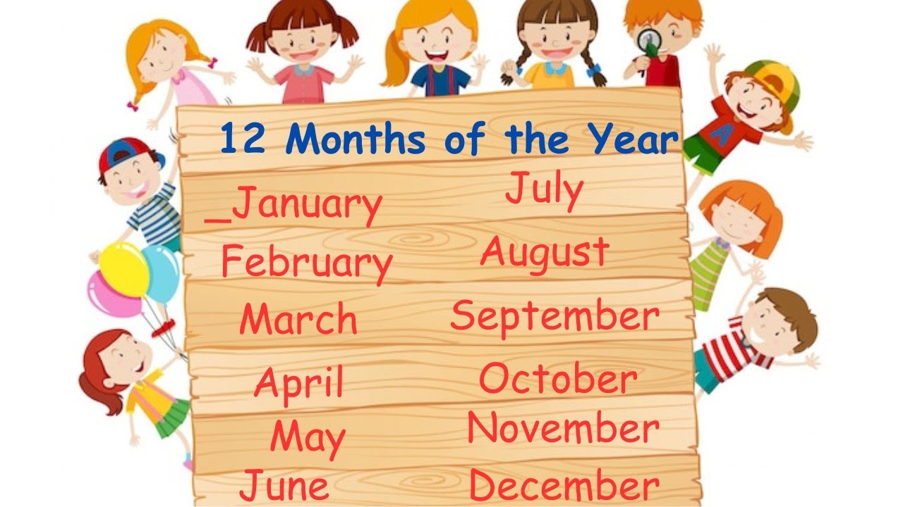 Learn Month of the year | January February Months Name|January February ...