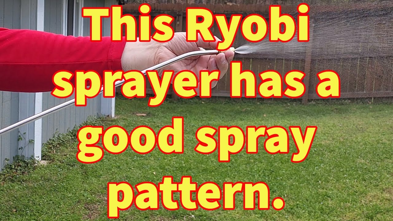 Ryobi ONE+ 18V - 2 Gal. Chemical Sprayer Kit - YouTube