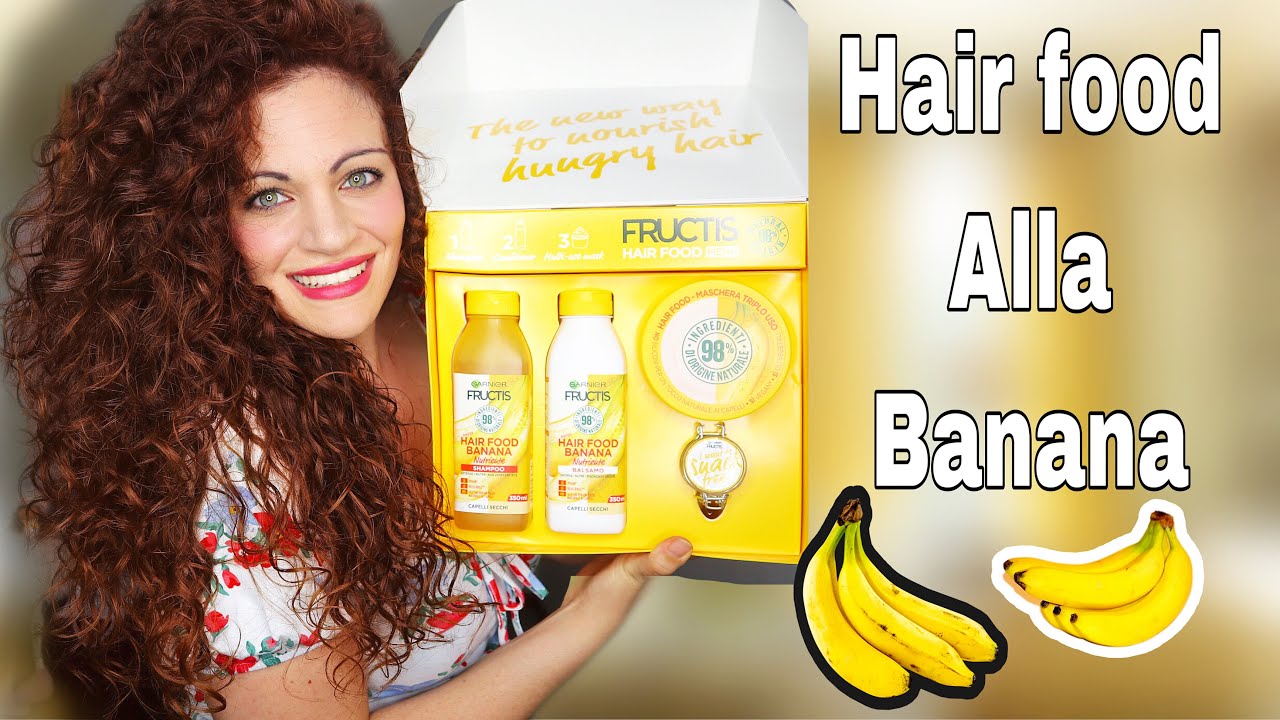 PROVO CON VOI TUTTA LA LINEA HAIR FOOD ALLA BANANA|CAPELLI RICCI|RICCI ...