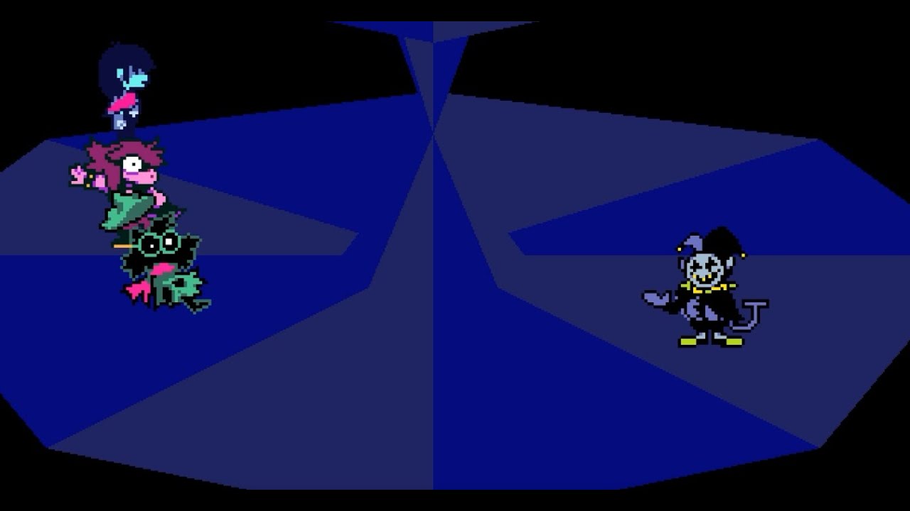 Deltarune CHAPTER 1 - Jevil Boss - YouTube
